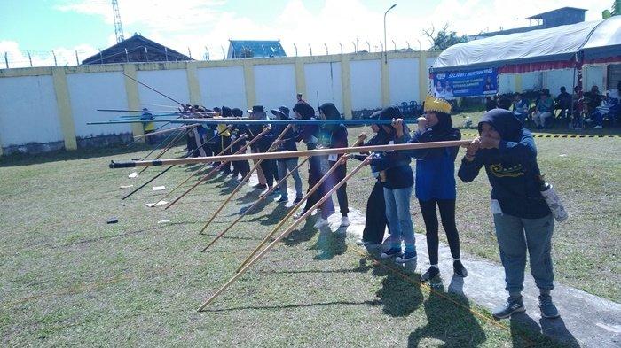 Sumpitan Ramaikan Gelaran Potrada Kalsel 2023, Kontingan Banjarbaru dan ...