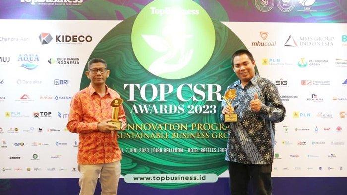 Produksi Batako Antarkan PT MSW Raih TOP CSR Award 2023 - Banjarmasinpost.co.id