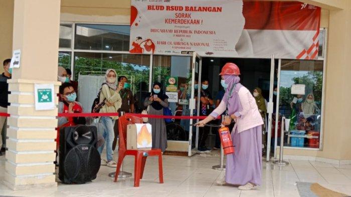 Aktivasi Code Red, Pegawai RSUD Balangan Gelar Simulasi Penanganan ...