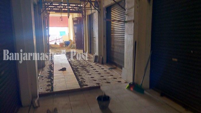 Satu Kejanggalan Perbaikan Lantai Pasar Paringin Balangan Kalsel, di ...