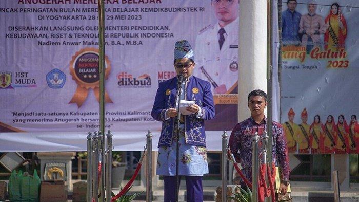 Pimpin Upacara Hardiknas 2023 Di Hst Bupati Aulia Gaungkan Kurikulum