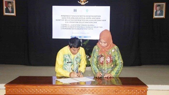 Kanwil Kemenkumham Kalsel Tandatangani Sejumlah Nota Kesepahaman dan Perjanjian Kerja Sama ...