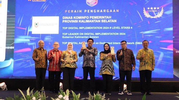 Plt Gubernur Kalsel Muhidin Raih Penghargaan Top Leader on Digital Implementation ...