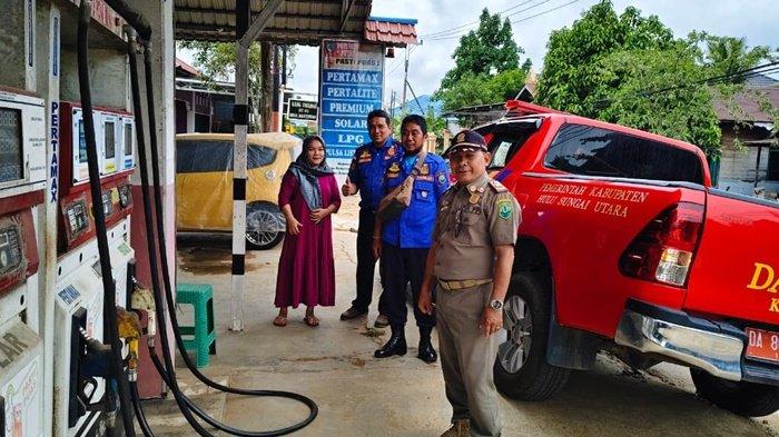 Cek APAR di POM Mini, Personel Satpol PP dan Damkar HSU Temukan Banyak ...