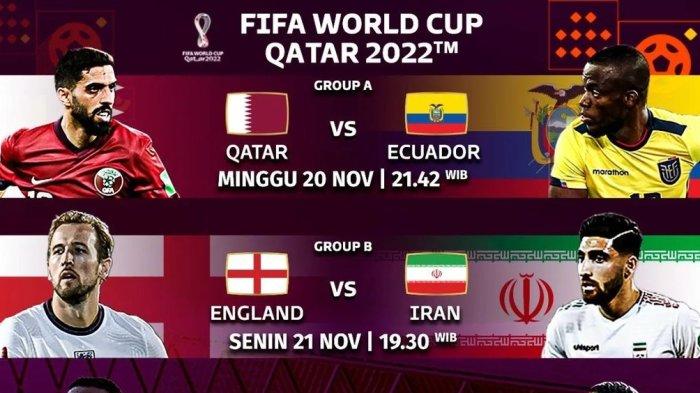 Jadwal Siaran Langsung TV SCTV Piala Dunia 2022 dan Cara Live Streaming, Dibuka Qatar vs Ekuador ...