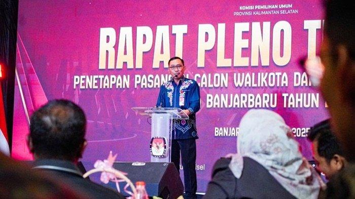 Hadiri Penetapan Wali Kota dan Wakil Wali Kota Banjarbaru Terpilih 2025-2030, Pj Sekda Sampaikan ...