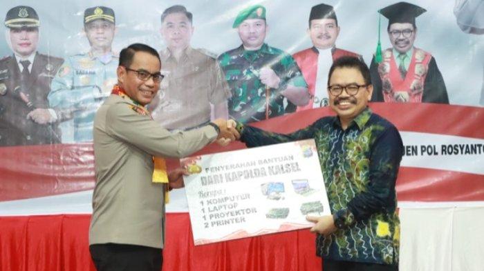Polda Kalsel dan Polresta Banjarmasin Gelar Baksos Sekaligus Penanaman Pohon di UIN Antasari ...