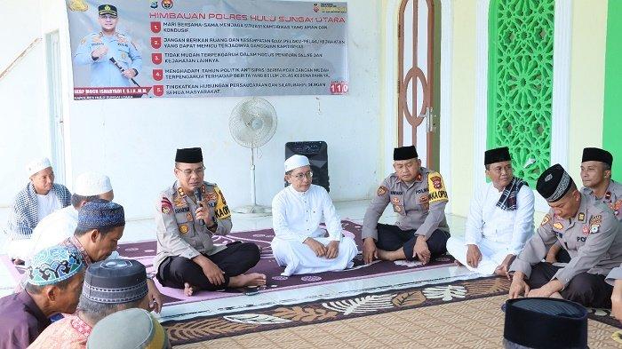 Polres HSU Gelar Jumat Curhat di Amuntai Tengah, Warga Keluhkan Penyetruman Ikan ...