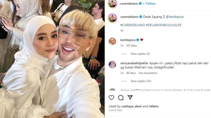 Pose Tempel Pipi Lesti Kejora dengan Pria Lain Jadi Sorotan, Istri ...