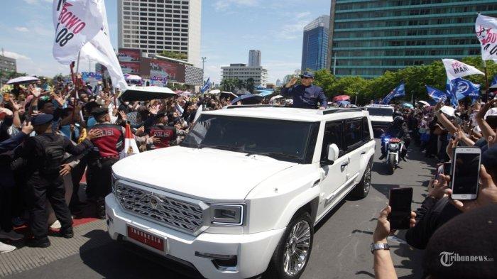 Mewahnya Mobil Garuda Putih Limousine Tunggangan Presiden Prabowo Subianto, Produksi Indonesia ...