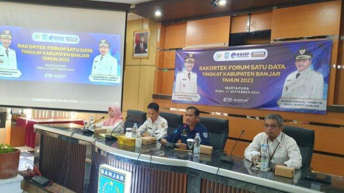 DKISP Kabupaten Banjar Gelar Rakortek Satu Data, Basith : Sudah Sosialisasi ke Sejumlah SKPD ...