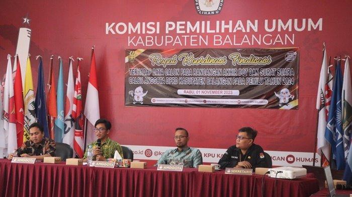 Jelang Pengumuman DCT Pemilu 2024, KPU Balangan Gelar Rapat Finalisasi - Banjarmasinpost.co.id