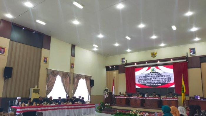 DPRD HSU Tetapkan dan Umumkan Bupati dan Wakil Bupati Terpilih Melalui Paripurna ...