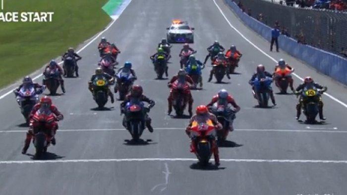 Perubahan Jadwal dan Link Streaming MotoGP Australia 2023 Race Hari Ini, Sprint Esok Live Trans7 ...