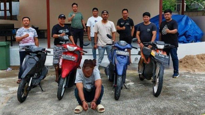 Gondol 4 Motor Usai Bebas, Residivis di Bontang Kaltim Ini Sasar Motor Tak Dikunci Stang ...