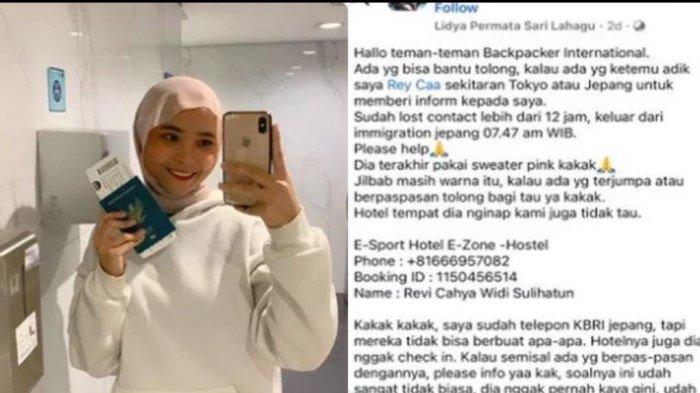 Sosok Dan Fakta Revi Wni Yang Hilang Misterius Di Jepang Ternyata
