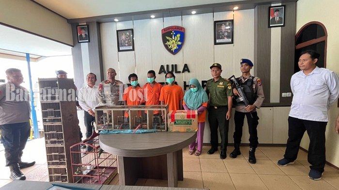 Sat Polairud Polresta Banjarmasin Ungkap Perdagangan Burung Cucak Ijo ... Sat Polairud Polresta Banjarmasin Ungkap Perdagangan Burung Cucak Ijo ...