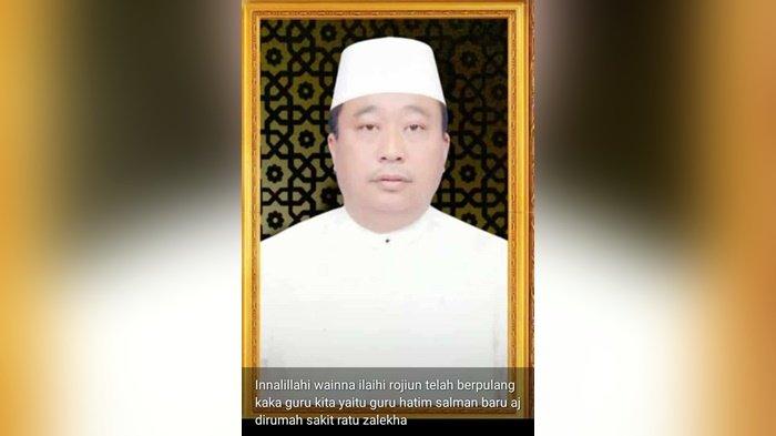 Profil Lengkap Guru KH Muhammad Hatim Salman yang Tutup Usia, Duka bagi ...