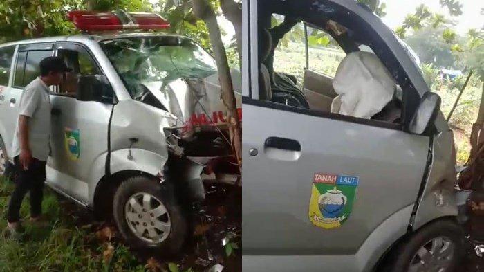 Alami Kecelakaan Tabrak Pohon di Kayangan Tala, Sopir Ambulans Baru Saja Antar Pasien ke Rumah ...
