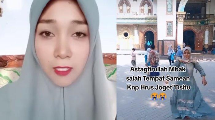 Viral Aksi Wanita Joget India di Halaman Masjid Syaikhona Kholil Bangkalan, Berujung Minta Maaf ...