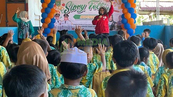 Dispersip Tanbu Gelar Story Telling di TK Kodeco, Begini Antusias Bocah ...