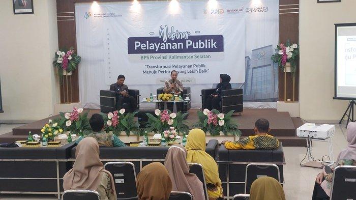 Wujudkan Zona Integritas, BPS Kalsel Gelar Webinar Pelayanan Publik ...