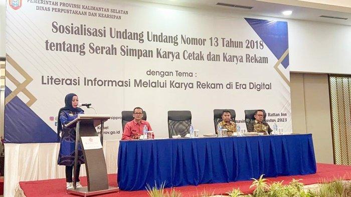 Dispersip Kalsel Jadi yang Pertama Sosialisasikan UU No 13 Tahun 2018 ...