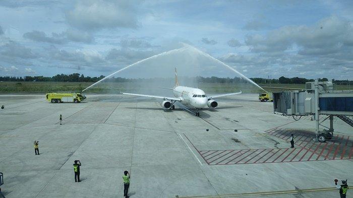 Mendarat di Bandara Syamsudin Noor, Hari Ini Super Air jet Resmi Layani ...