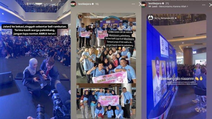 Sikap Warga Palembang Saat Lesti Kejora dan Rizky Billar Datang, Ini Perlakuan Fans Bunda Abang ...