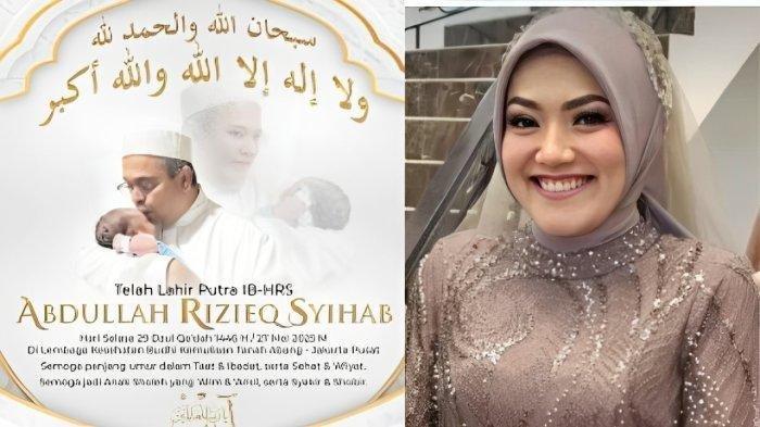 Sosok Syarifah Mona Hasina Alaydrus Istri Muda Habib Rizieq Shihab, Baru Lahirkan Bayi Laki-laki ...