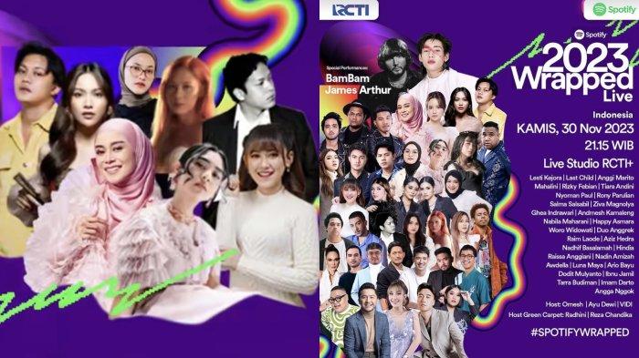 Tanpa Rizky Billar, Lesti Kejora Tampil di Spotify Wrapped Live Indonesia 2023 di RCTI Malam Ini ...