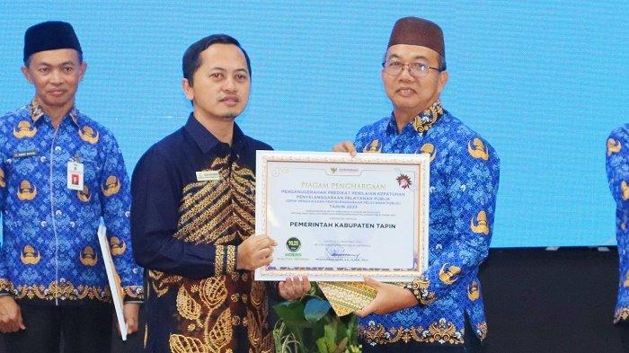 Raih Predikat A Penilaian Kepatuhan Penyelengaraan Pelayanan Publik 2023, Tapin Masuk Zona Hijau ...