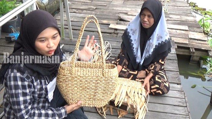 Tas dari Eceng Gondok Banyak Diminati Masyarakat Kabupaten Tapin Kalsel ...