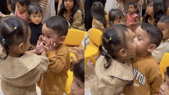 Perilaku Anak Lesti Kejora dan Rizky Billar pada Perempuan Terekam, Baby L Dicium Putri Denny ...