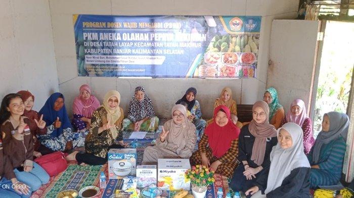 Tim PKM Fakultas Kehutanan ULM Beri Pelatihan Produk Makanan dari ...