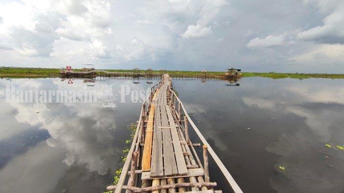 Wisata Rawa Berkah Desa Sungai Namang Kabupaten HSU Kalsel, Sensasi ...