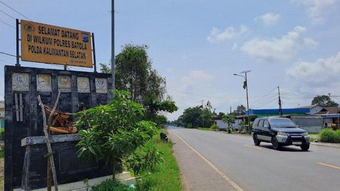 Penampakan Tugu Batas Antar Provinsi di Anjir Pasar Batola, Terlihat ...