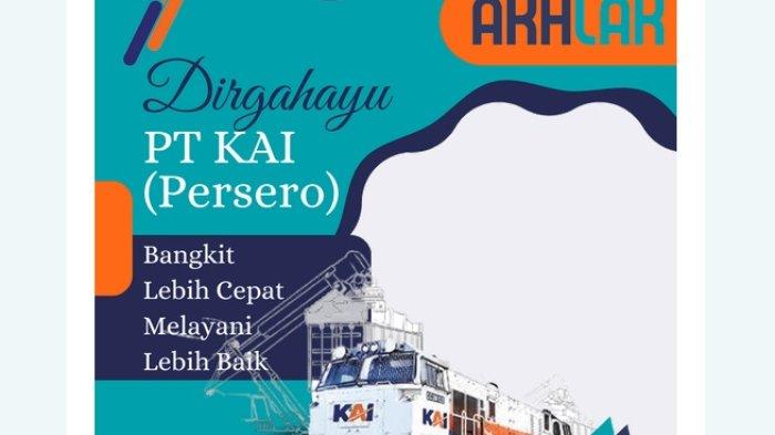 Link Twibbon Hari Kereta Api Indonesia, Diperingati Setiap 28 September, Berikut Sejarah KAI ...