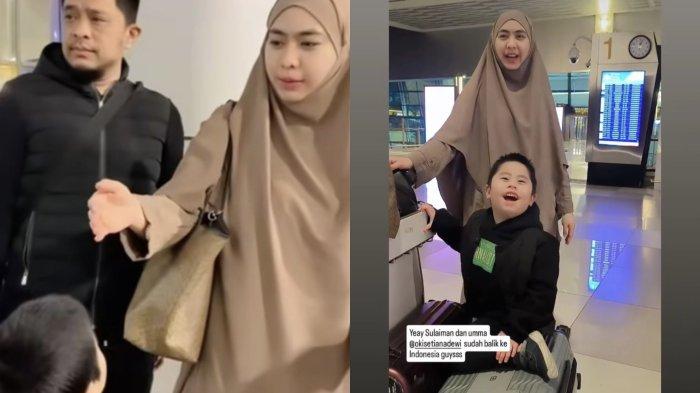 Tinggalkan Suami di Mesir, Oki Setiana Dewi Boyong Anak Pulang ke ...