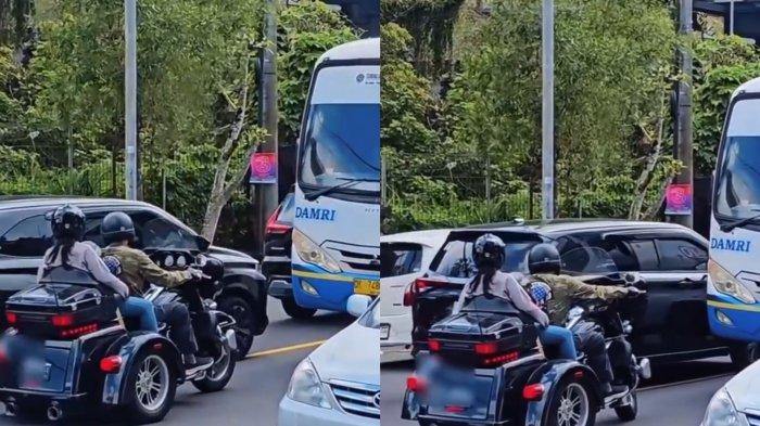 Viral Aksi Pengendara Motor Gede Lawan Arus di Jalanan Kawasan Bangli, Malah Nyolot ke Supir ...