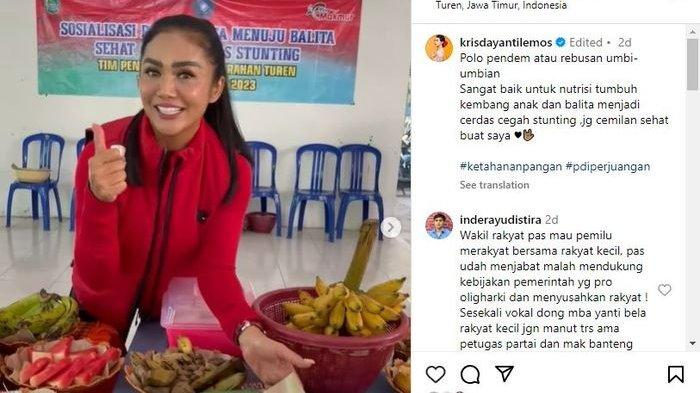 Viral Krisdayanti Kenalkan Umbi-umbian untuk Cegah Stunting, Istri Raul Lemos Tuai Pro dan ...
