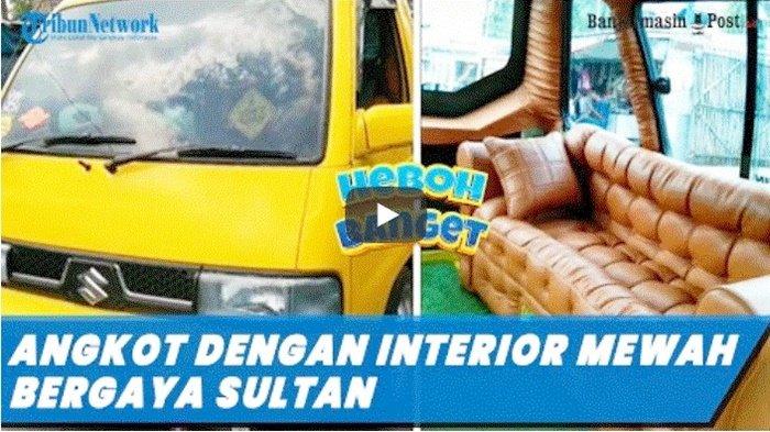 VIDEO HEBOH BANGET Angkot Miliki Interior Mewah Bergaya Sultan ...