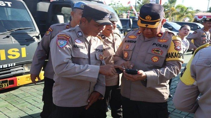Cegah Judi Online, Polres HST Mendadak Periksa Handphone Anggota - Banjarmasinpost.co.id