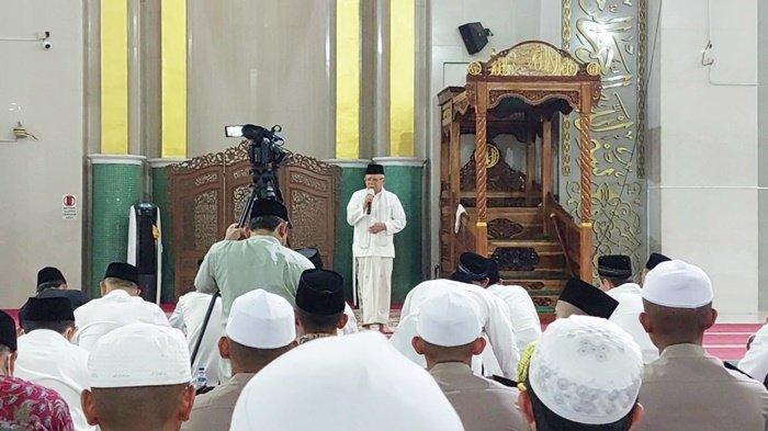 Wakil Presiden Ma'ruf Amin Tausiah di Masjid Al Munawwarah Banjarbaru, Ajak Jemaah Perbanyak ...