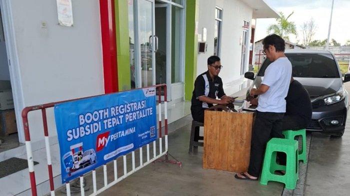 Warga Antusias, Enam SPBU di Kalsel Mulai Uji Coba QR Code Pertalite, - Banjarmasinpost.co.id