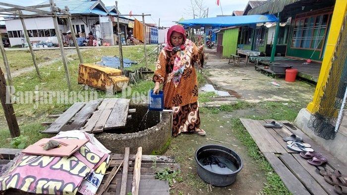 Sepanjang Tahun Warga Kampung Nelayan di Tanahlaut Beli Air dari Pedagang Keliling, Tak Ada ...