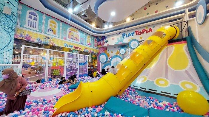 Wisata Banjarmasin - Main di Playtopia, Ada Wahana Sand Pool hingga Trampolin - Banjarmasinpost ...