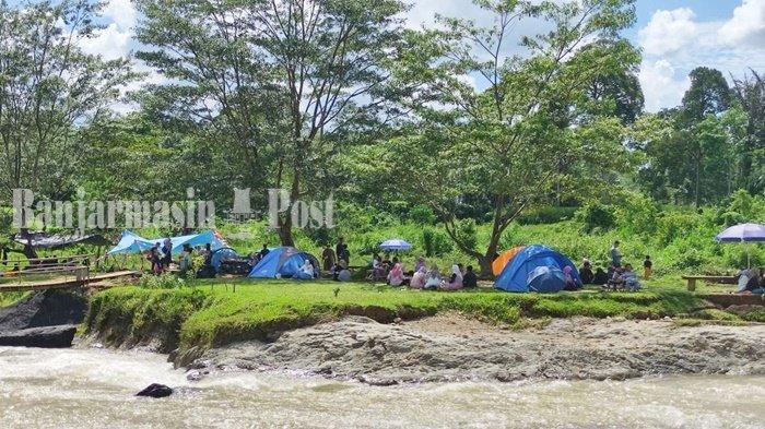 Wisata Kalsel - Tenda dan Peralatan Masak Bisa Disewa di Riam Bidadari ...