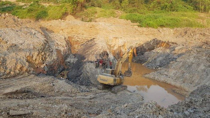 Temukan Tambang Batu Bara Ilegal, Polres HST Lakukan Ini - Banjarmasinpost.co.id