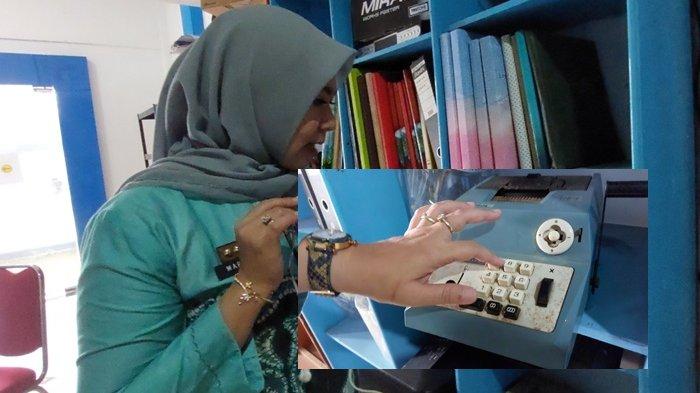 Disnakerind Juga Simpan Kalkulator Jadul, Manfaatnya Bisa Sekaligus untuk Cetak Struk ...